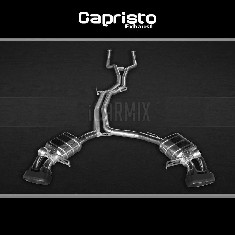 Capristo Cat-back Exhaust For Porsche 95B Macan S and Turbo (W/ Valve ...