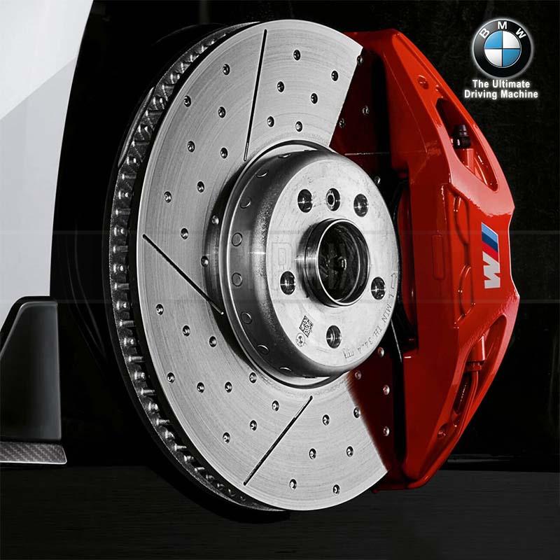 Genuine BMW M Performance Retrofit Front 4 Pot / Rear 1 Pot Brake Kit ...