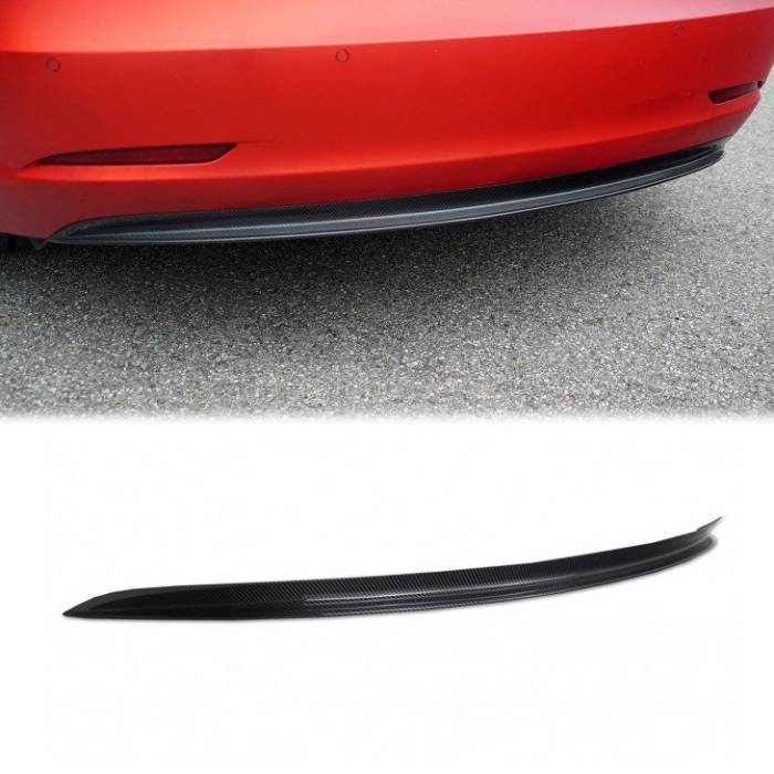 Novitec Carbon Fibre Rear Diffuser For Tesla Model 3 - 2017-2021 ...