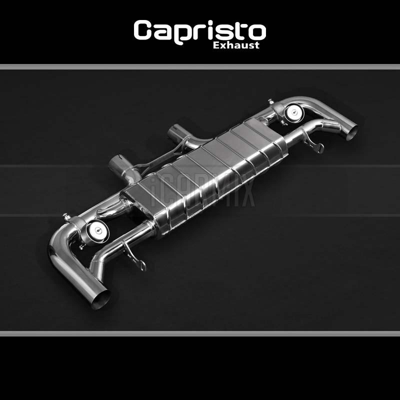Capristo Cat-back Exhaust For Mercedes AMG GLC63 63S (X253) (W/ Valve ...