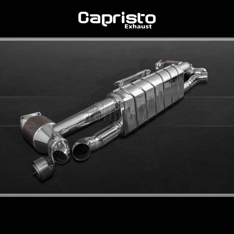 Capristo Porsche 991.1/911.2 Turbo/S - Valved Exhaust W/ 200 Cell ...