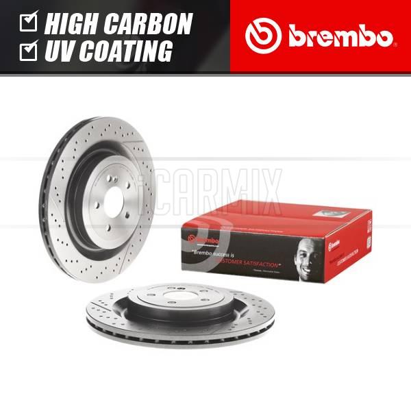 Brembo High Carbon Rear Brake Disc (360mm) For Mercedes Benz W205 C205 ...