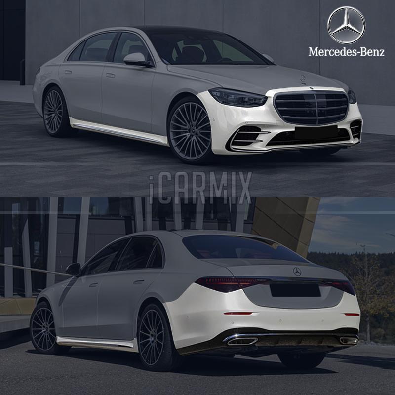 Genuine Mercedes Benz AMG Line Package Retrofit Body Kit For Mercedes ...