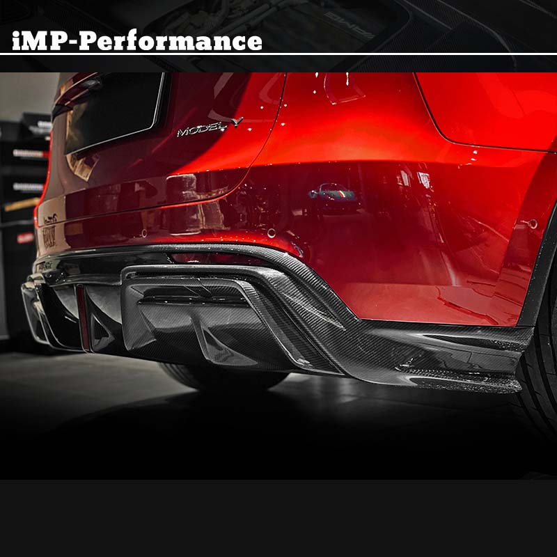 IMP Performance Carbon Fibre Rear Diffuser Type 1 For Tesla Model Y ...