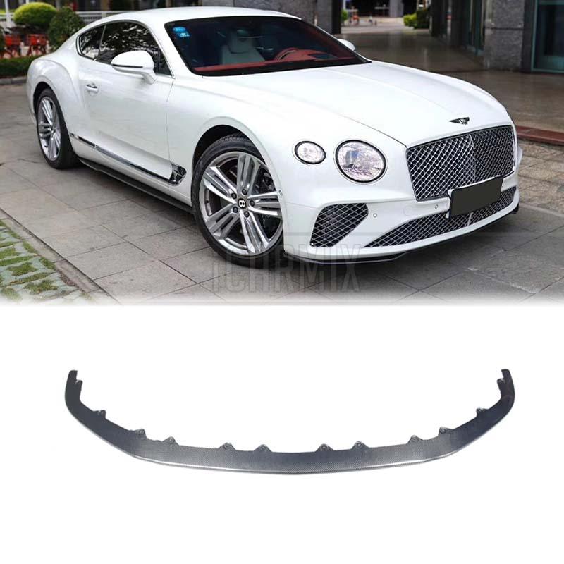 EURSPEC Dry Carbon Fibre Front Lip For Bentley Continental GT - 2018 ...