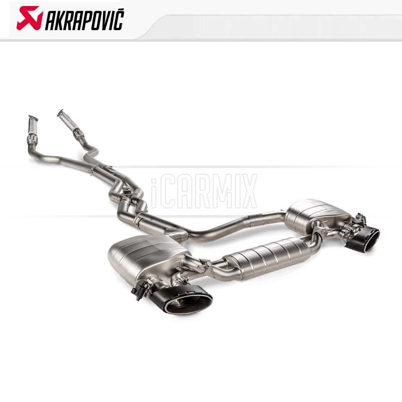 Akrapovic Cat-Back Evolution Line Exhaust(Titanium+SS) For Audi RS6 C8 ...