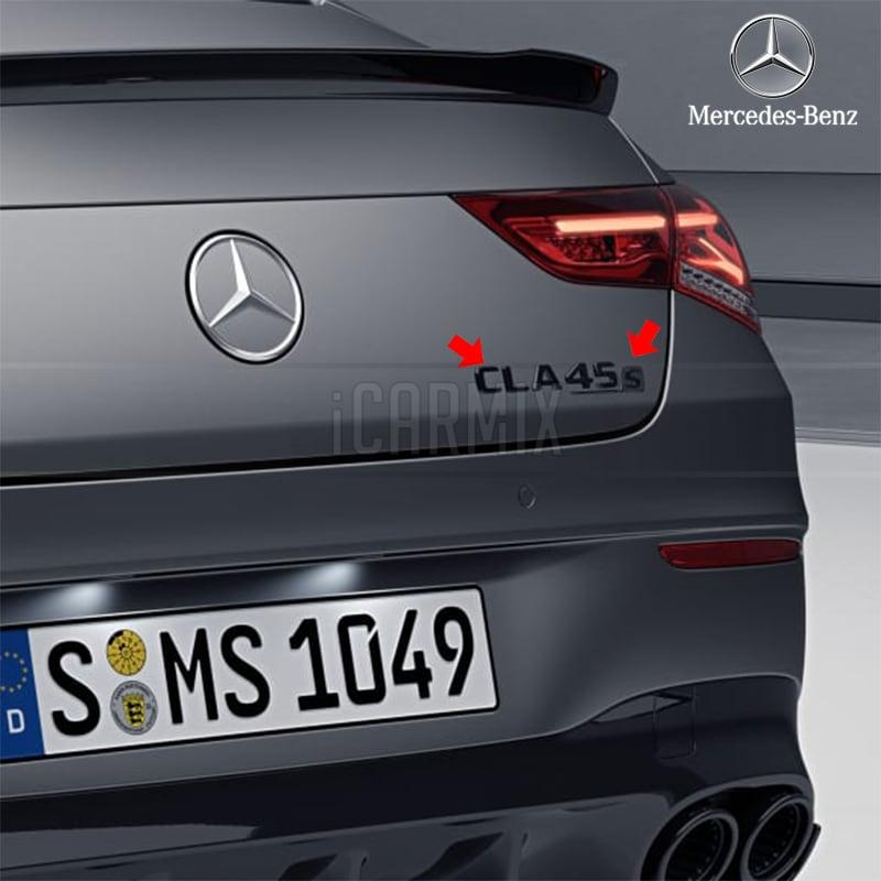 Genuine Mercedes Benz CLA45S Black Rear Letter Emblem For CLA CLASS ...