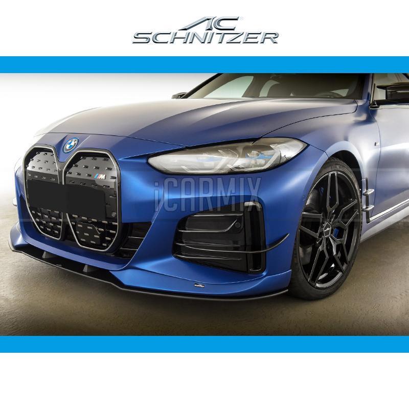 AC Schnitzer Front Apron Splitter with Matt Black Front Lip Set For BMW ...