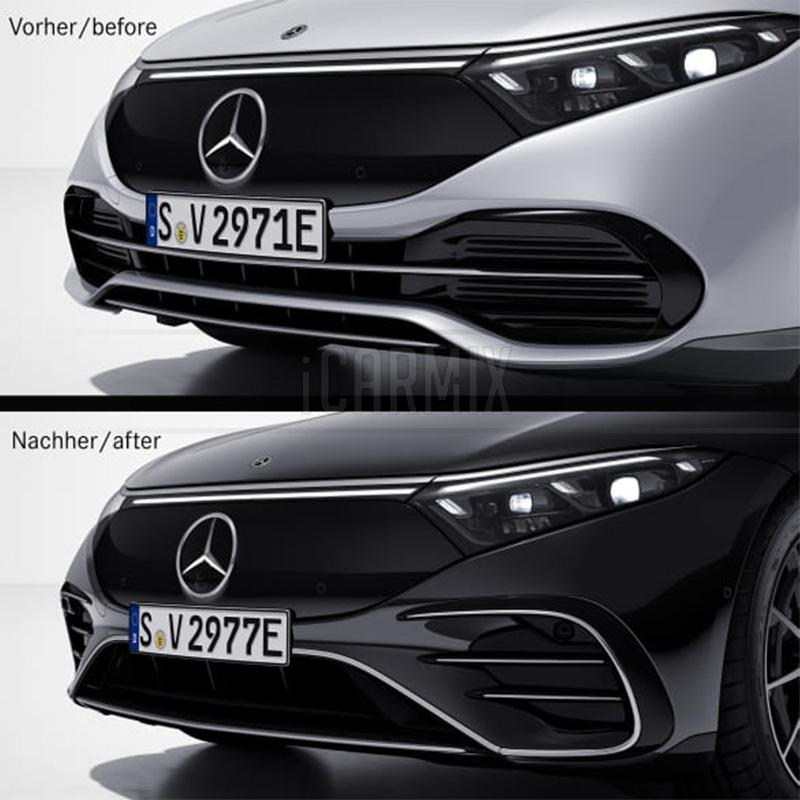 Genuine Mercedes Benz Retrofit AMG Night Package Front Apron For EQS ...