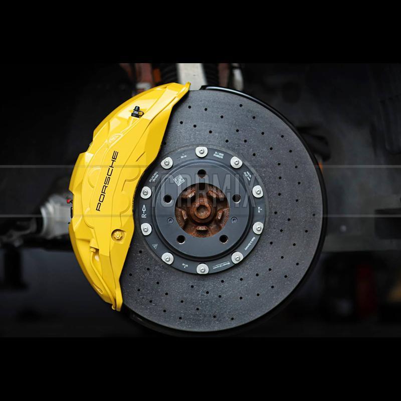 Genuine Porsche Retrofit Ceramic Front 10 Pot Rear 4 Pot PCCB Brake Kit ...