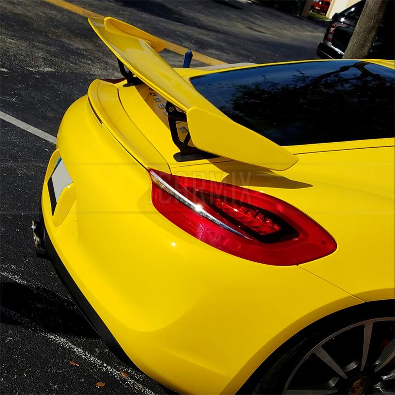 Genuine Porsche Retrofit FRP Rear Spoiler GT4 Style For Porsche Cayman ...