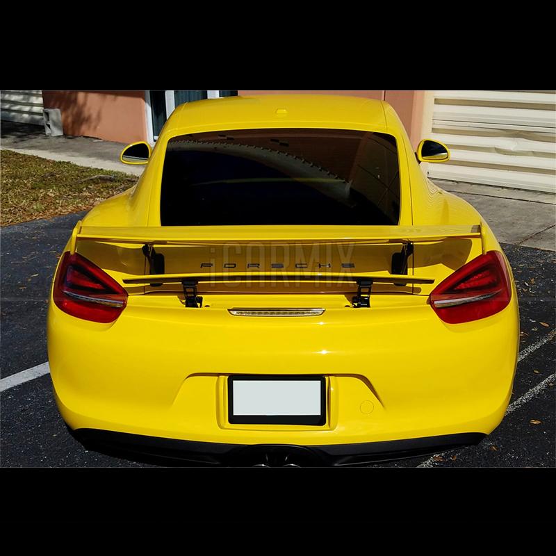 Genuine Porsche Retrofit FRP Rear Spoiler GT4 Style For Porsche Cayman ...