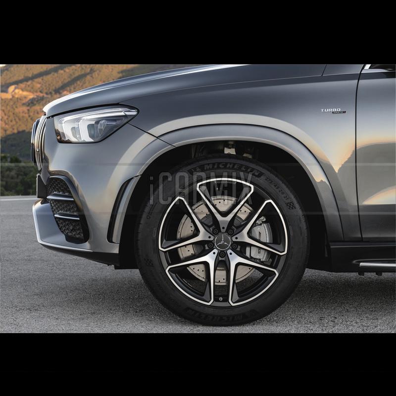 Genuine Mercedes Benz Retrofit 21" AMG 5-Double-Spoke Front & Rear ...