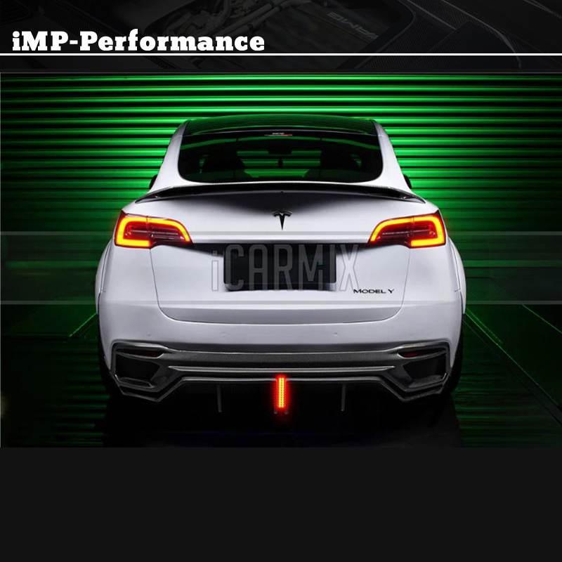 IMP Performance Carbon Fibre Rear Spoiler Type 2 For Tesla Model Y ...