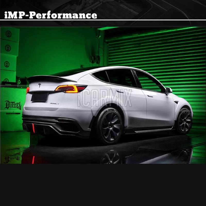 IMP Performance Carbon Fibre Rear Spoiler Type 2 For Tesla Model Y ...