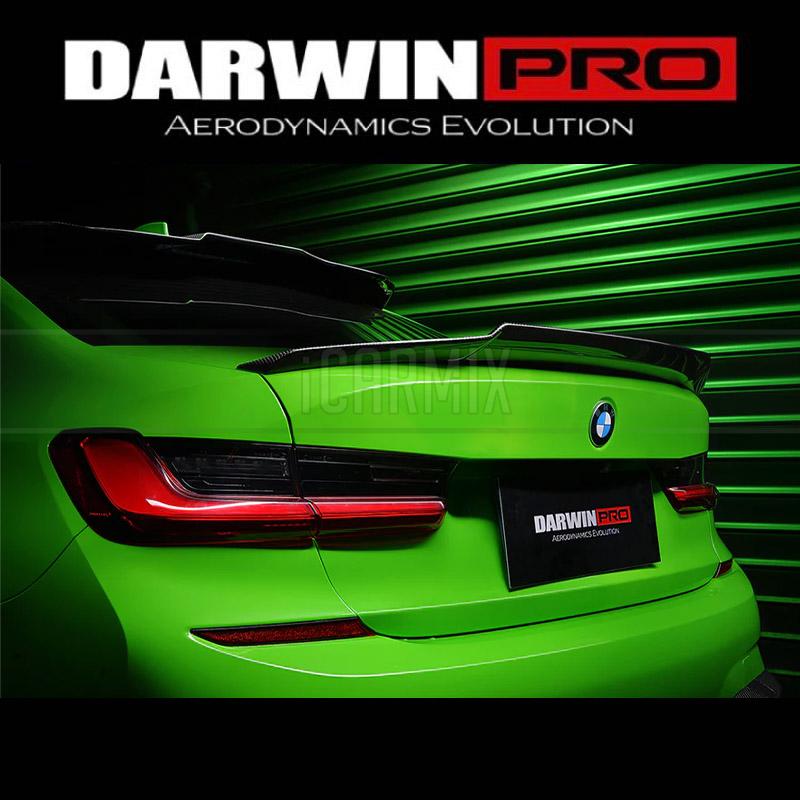 Darwinpro Carbon Fibre Rear Spoiler BKSS Style For BMW 3 Series G20 G80 ...