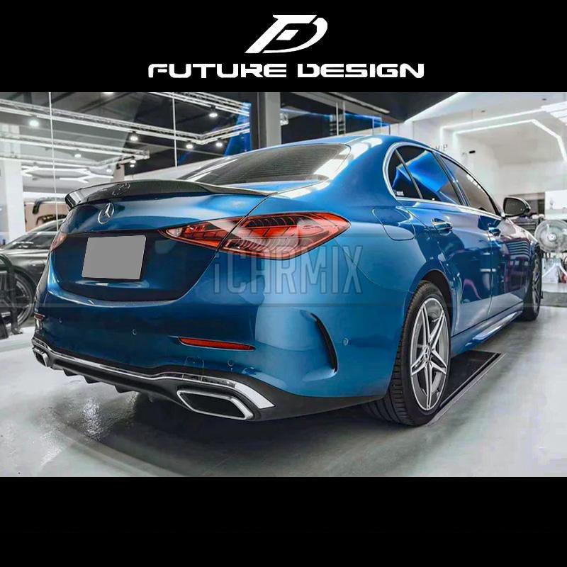 Future Design Carbon Fibre Rear Spoiler For Mercedes Benz C CLASS W206 ...