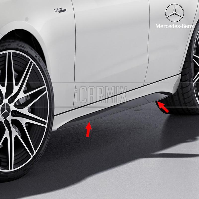 Genuine Mercedes Benz Retrofit Night Package Black Side Skirts Trim For ...