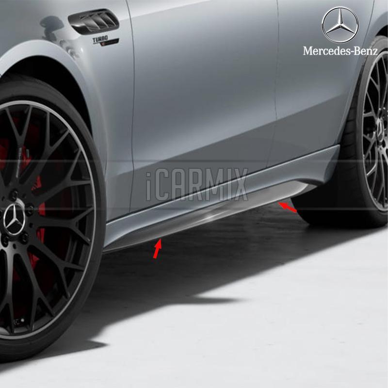 Genuine Mercedes Benz Retrofit C63S Carbon Fiber Side Skirts Trim For C ...