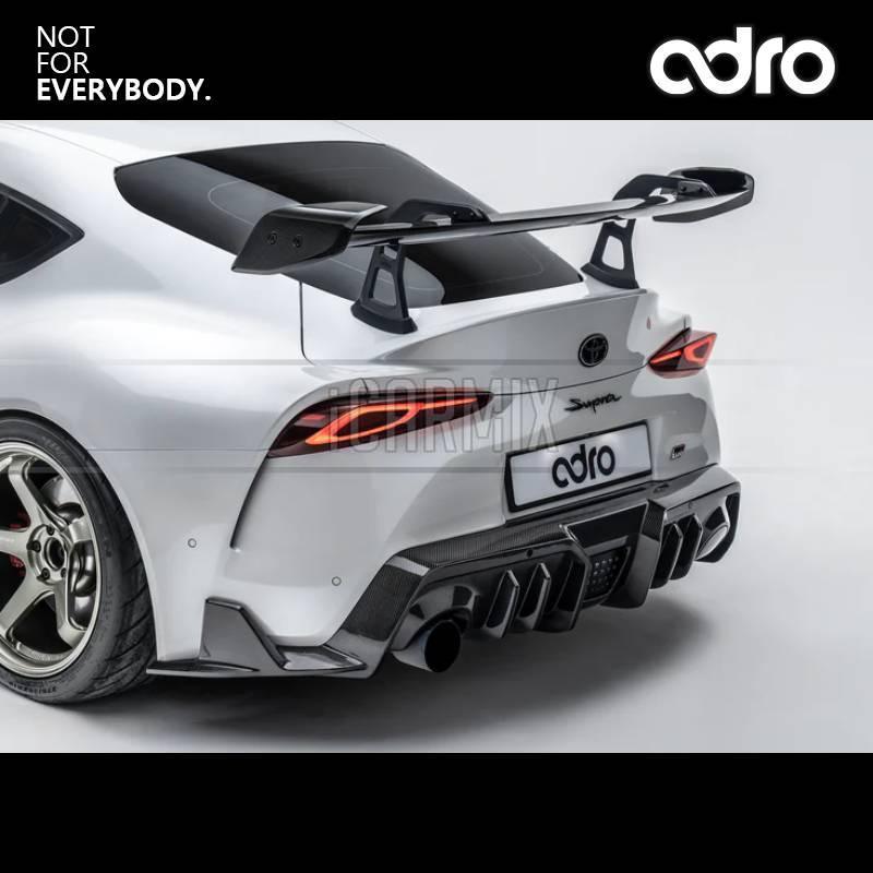 ADRO Carbon Fibre Rear Diffuser W/Rear Winglets For Toyota GR Supra ...