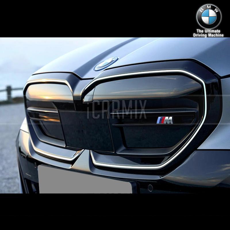 Genuine BMW M Performance Retrofit Shadow-line Gloss Black Front Grille ...