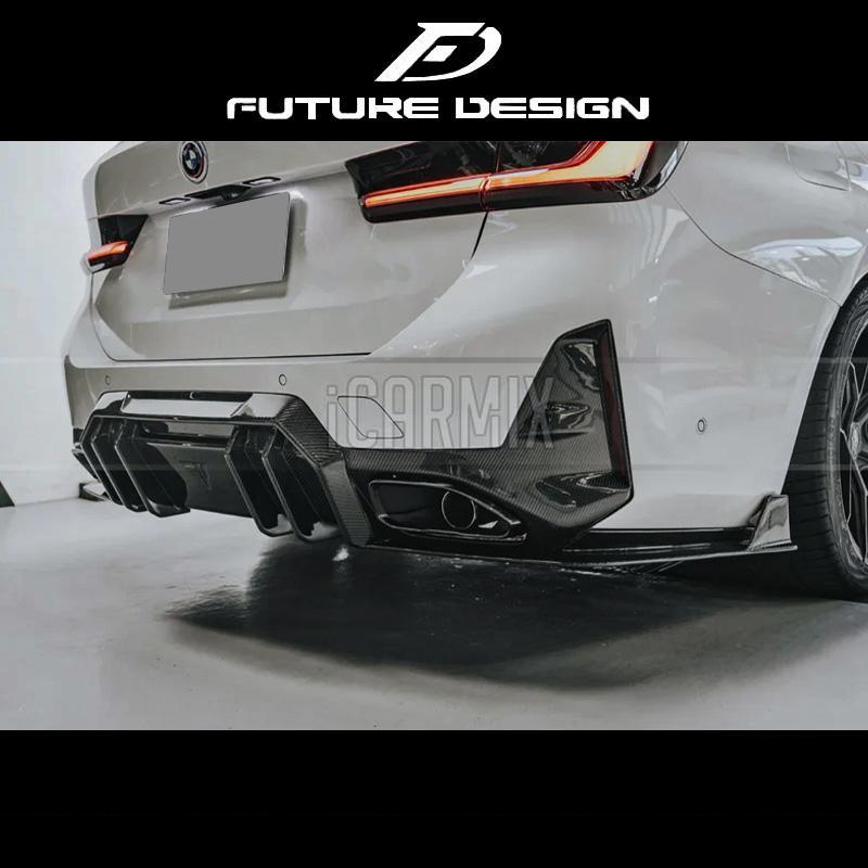 Future Design Carbon Fibre Rear Diffuser V1 Style For BMW 3 Series G20 ...