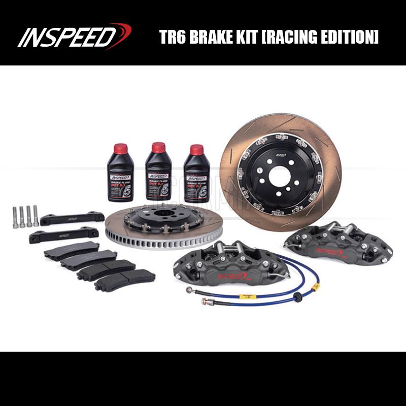 INSPEED TR6 Racing Edition Retrofit 6 POT Brake Kit W/ 345mmx34mm ...