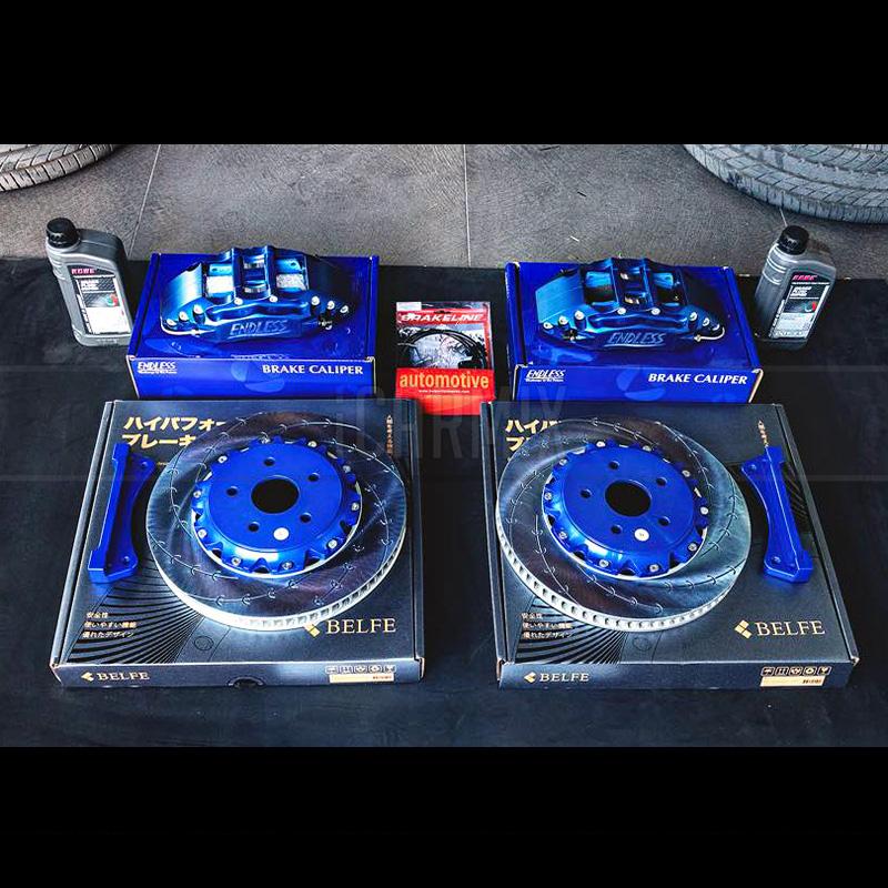 ENDLESS EC670 6 Pot Retrofit Front Brake Kit W/ 355x32mm 370x34mm ...