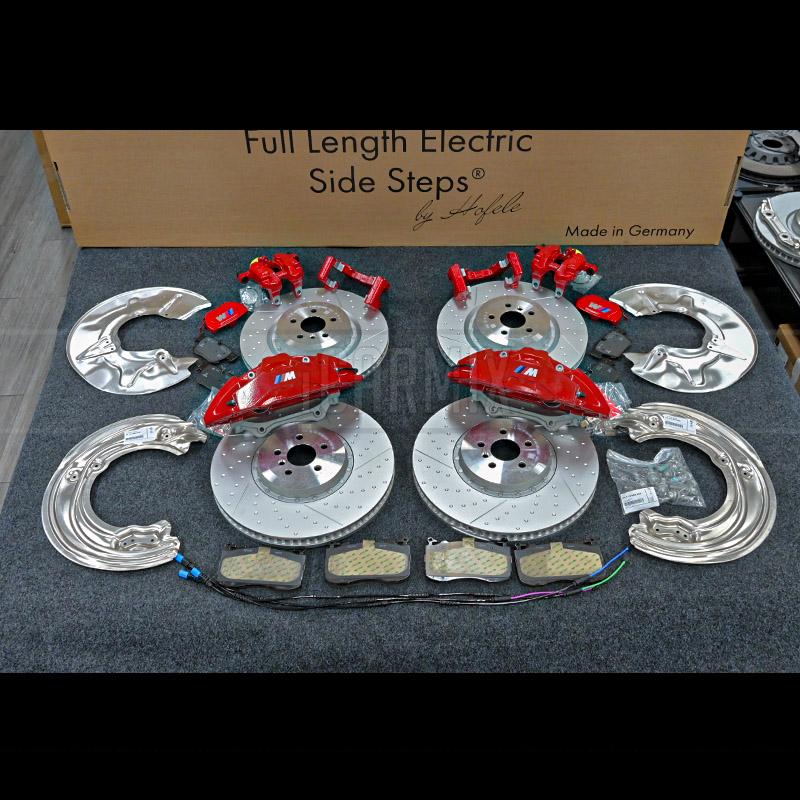 Genuine BMW M Performance Front 6 Pot Brake Kit With (420mm Drilled and ...