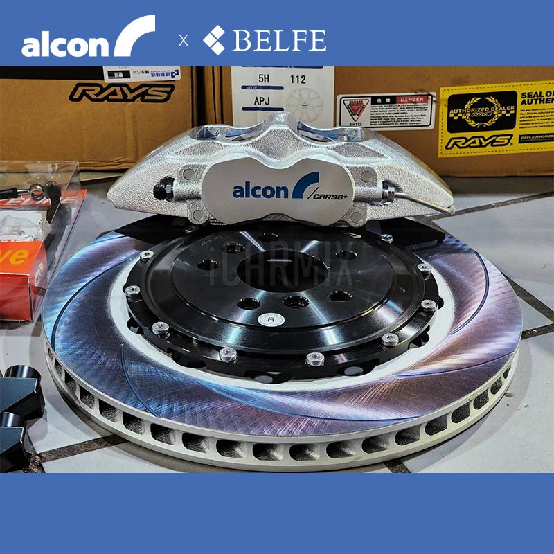 Alcon CAR 98 PLUS+ 4 Pot Retrofit Rear Brake Kit W/ 355mmx28mm ...
