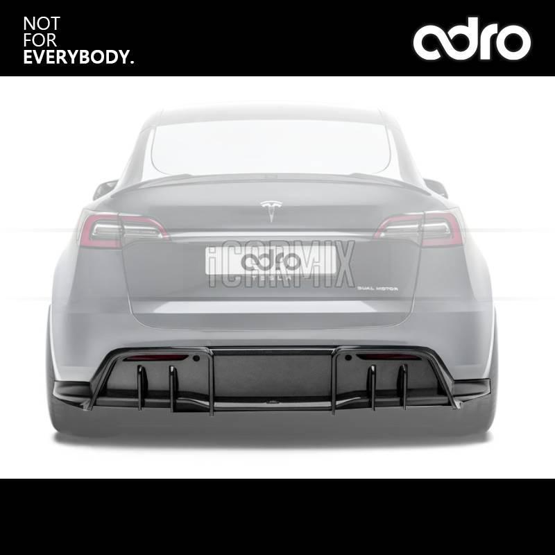 ADRO Dry Carbon Fibre Rear Diffuser For Tesla Model Y - 2020-2023 ...