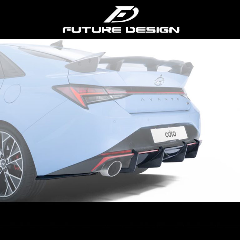 ADRO Carbon Fibre Rear Diffuser For Hyundai Elantra N - 2022-2023 ...