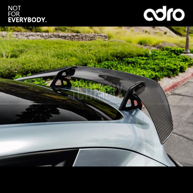 ADRO Dry Carbon Fibre Rear Wing Spoiler AT-S Style For Tesla Model Y ...