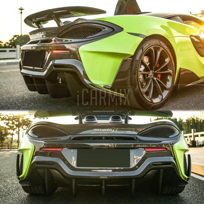 ERS Dry Carbon Fibre Rear Body Kit 600LT Style For Mclaren 540C / 570S ...