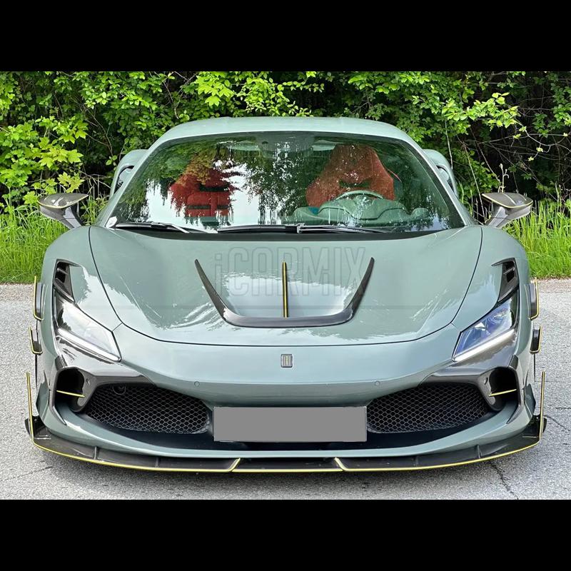 ERS Dry Carbon Fibre MS Style Full Body Kit (Soft kit)For Ferrari F8 ...