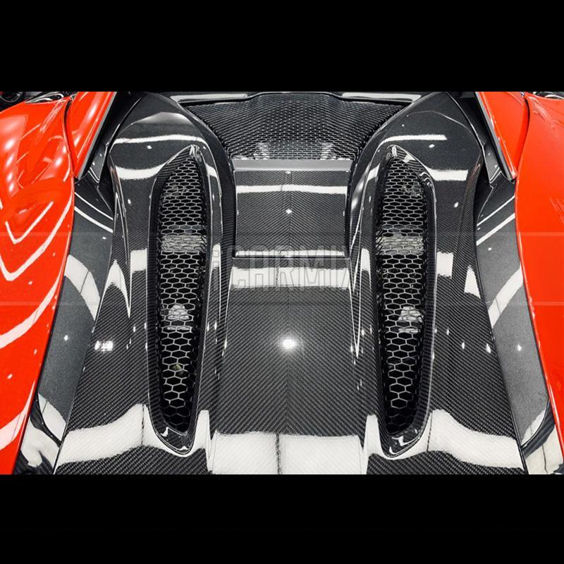 ERS Dry Carbon Fibre Rear Engine Trunk Replacement OE Style For Mclaren ...