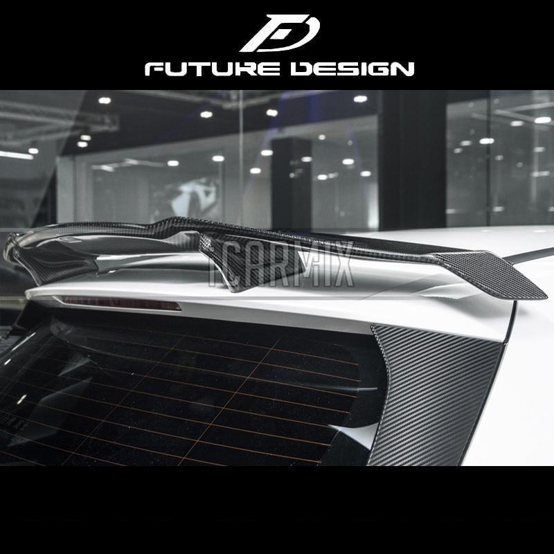 Future Design Carbon Fibre Rear Roof Spoiler GT Style For Mercedes Benz ...