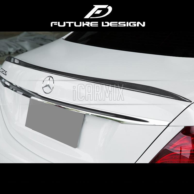 Future Design Carbon Fibre Rear Spoiler E63 Style For Mercedes Benz E ...