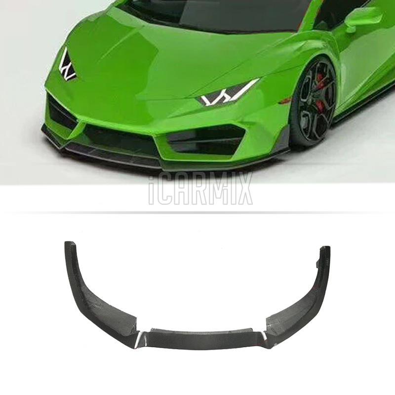 ERS Dry Carbon Fibre Front Lip SD Style For Lamborghini Huracan LP580 ...
