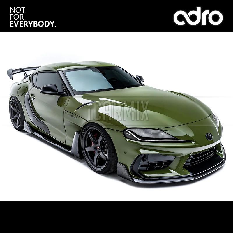 ADRO Wet Carbon Fibre Side Garnishes For Toyota GR Supra - 2020-2024 ...