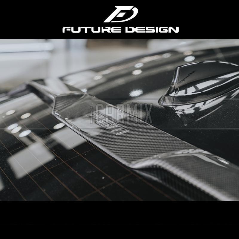 Future Design Carbon Fibre Rear Roof Spoiler For BMW 4 Series G22 ...