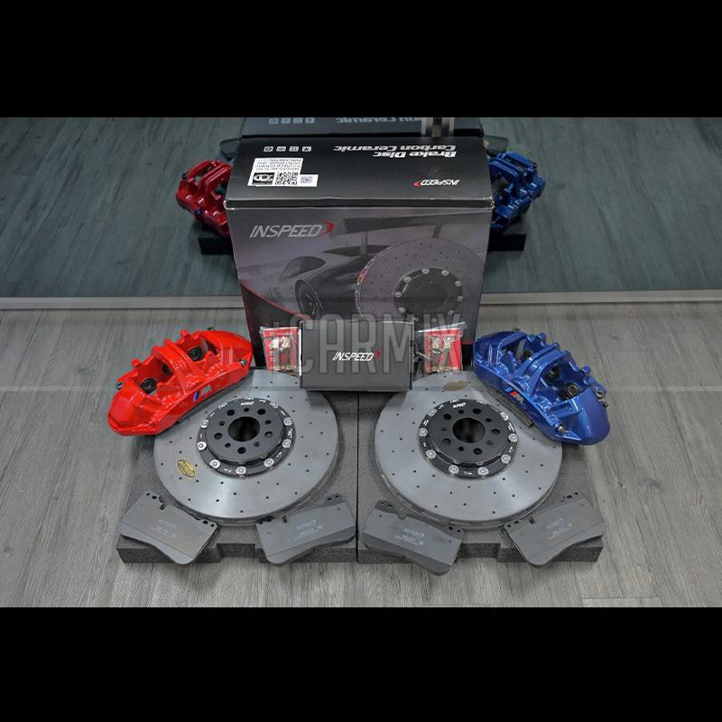 Genuine BMW Retrofit M Performance Front 6 Pot Brake Kit (Blue) W ...