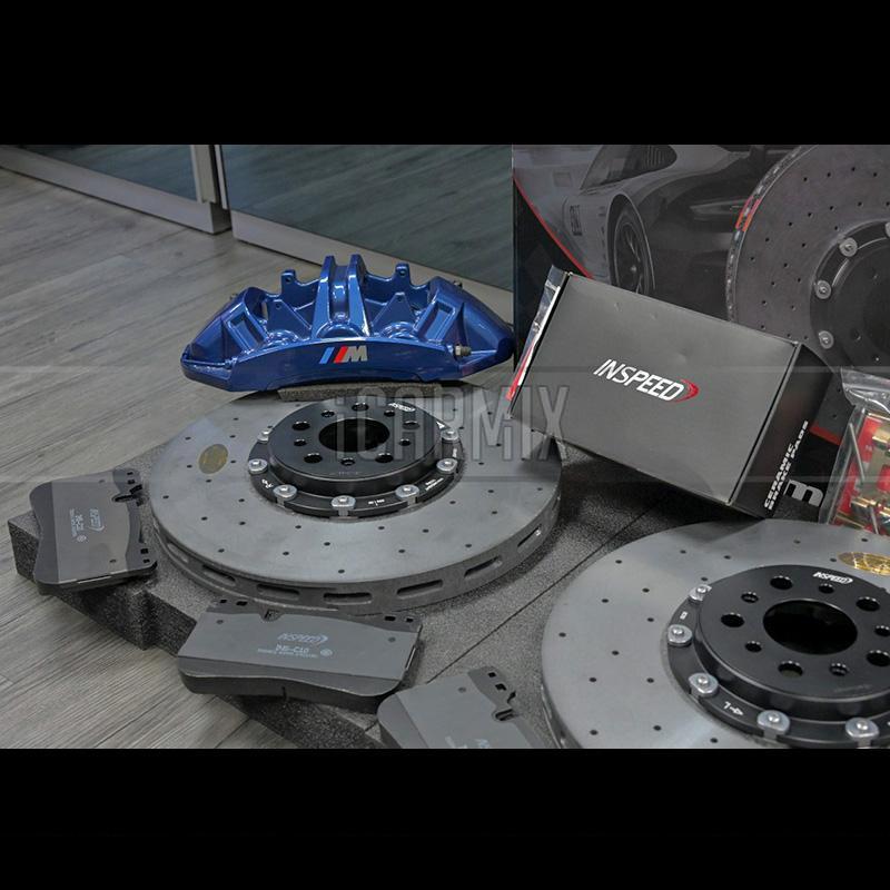 Genuine BMW Retrofit M Performance Front 6 Pot Brake Kit (Blue) W ...