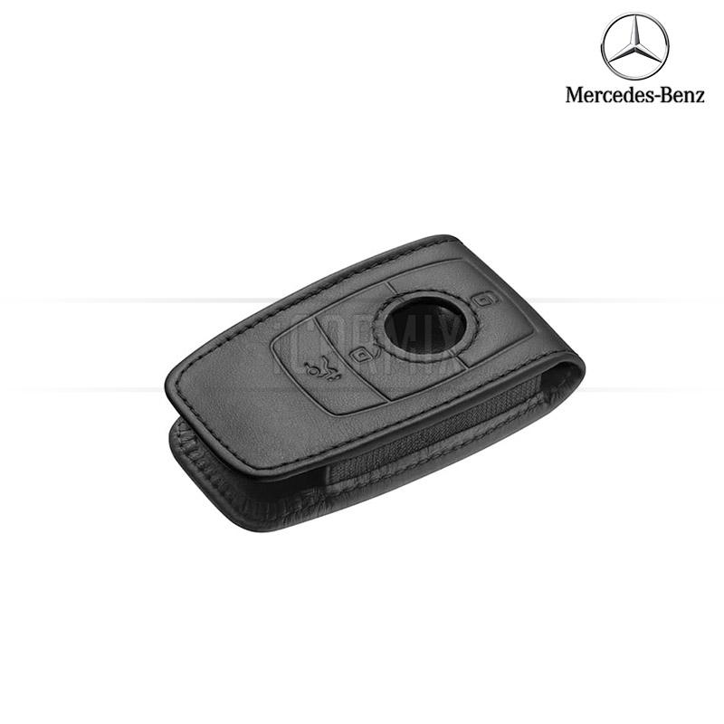Genuine Mercedes Benz Retrofit Leather Key Fob Case / Key Sleeve For ...