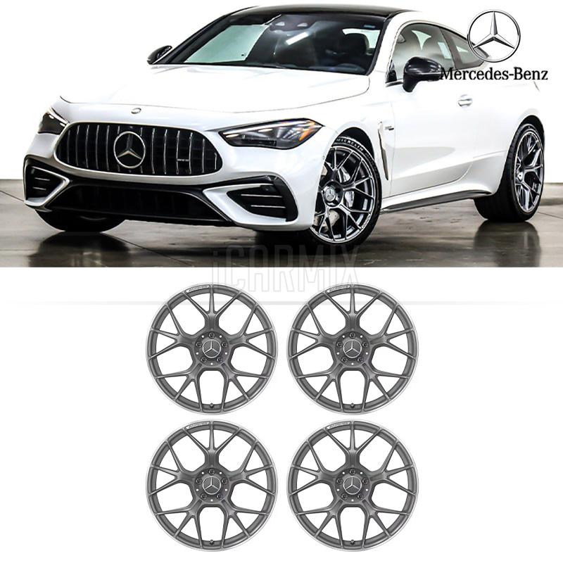 Genuine Mercedes Benz Retrofit CLE53 20" AMG Cross-Spoke Front & Rear ...