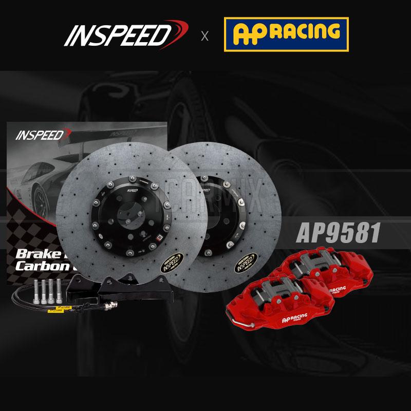 AP Racing 9581 Rear 4 Pot Retrofit Brake Kit W/ 380mm 400mm Inspeed ...