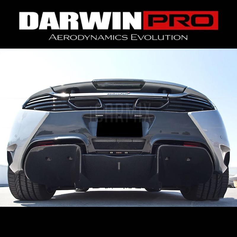 Darwinpro Portion Carbon Fiber Rear Bumper VS Style For Mclaren MP4 12C ...