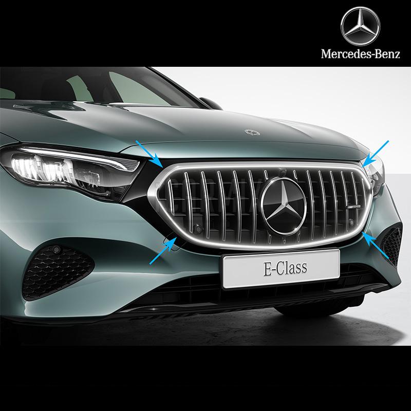Genuine Mercedes Benz E53 AMG Chrome Front Grille W/ Camera and LED ...