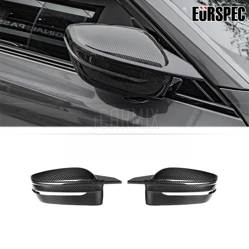 Eurspec Dry Carbon Fiber Replacement Mirror Cover M4 Style For BMW G30 ...