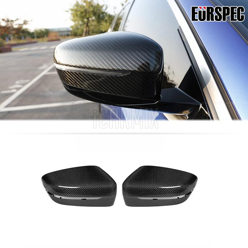 Eurspec Dry Carbon Fiber Replacement Mirror Cover M Style For BMW G30 ...